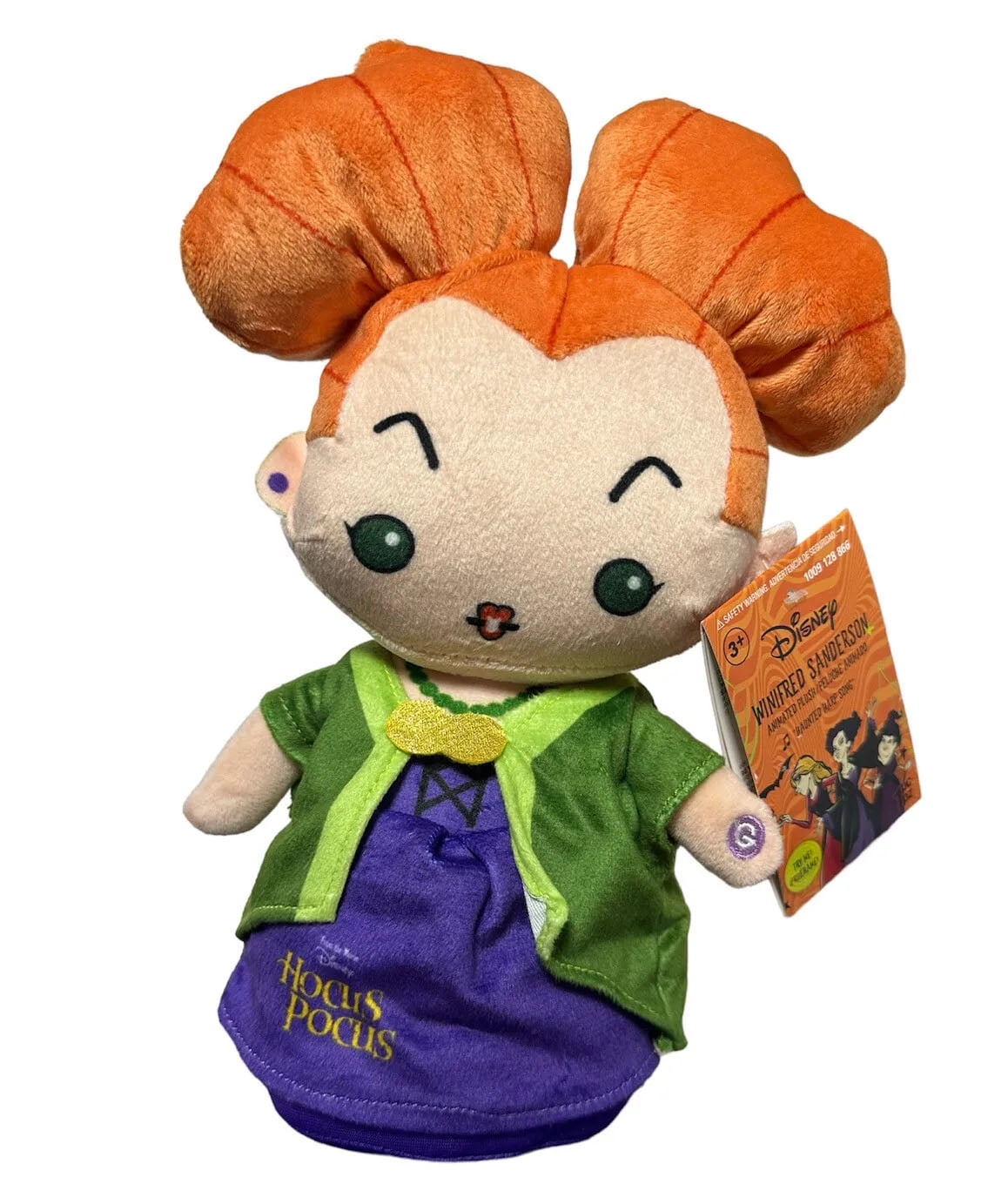 Hocus Pocus Winifred Sanderson Plush Toy - Halloween Animated Waddler ...