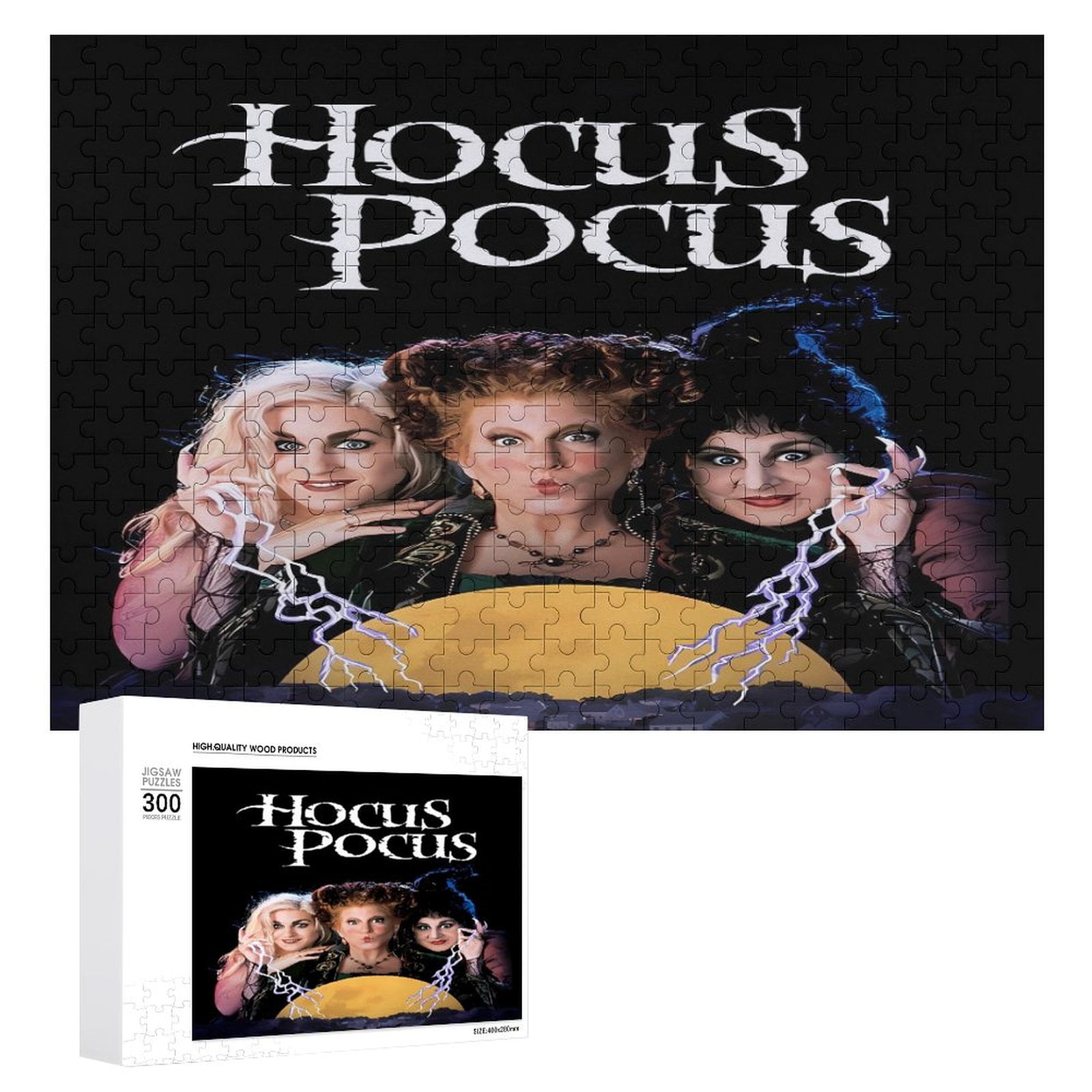 Hocus Pocus Wooden Picture Puzzle-Eco-Friendly Wood, Educational Toy ...