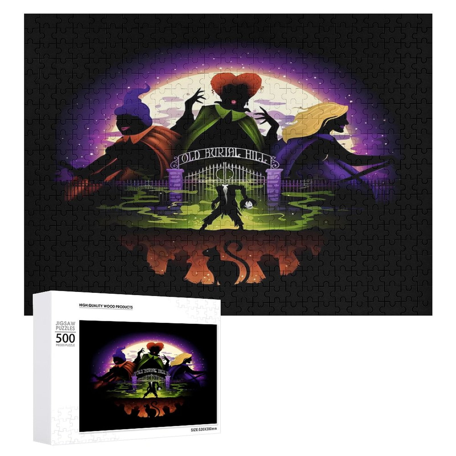 Hocus Pocus Wooden Picture Puzzle-Eco-Friendly Wood, Educational Toy ...