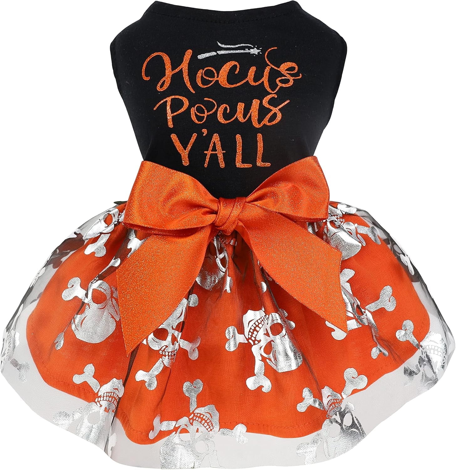 Hocus Pocus Y'all Funny Dog Halloween Tulle Dress, Holiday Dog Clothes ...