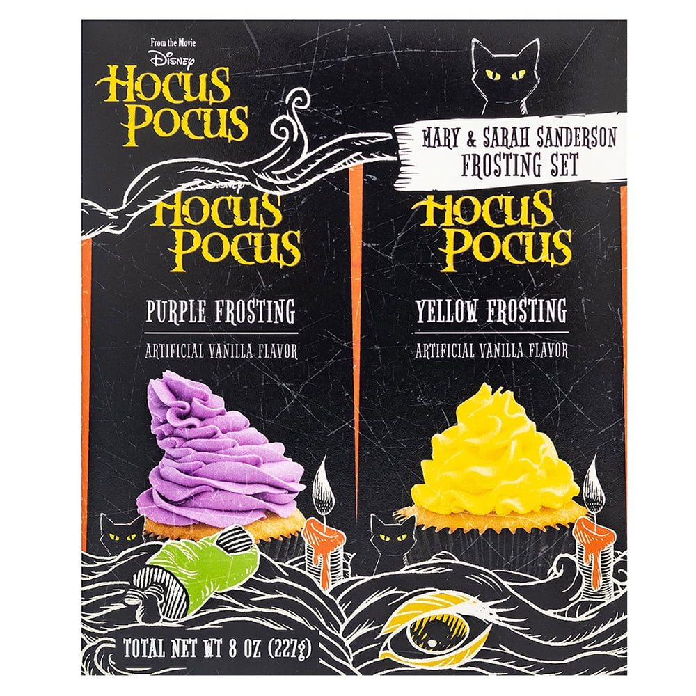 Hocus Pocus - Yellow and Purple 2 Pack Icing - 4 oz - Walmart.com