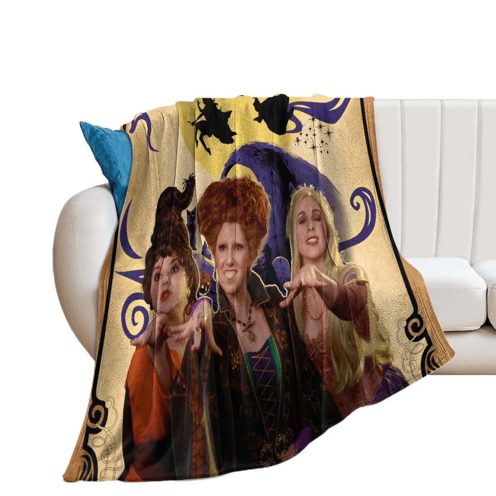 Hocus PocusCartoon Anime Soft Plush Blanket And Bed Blanket 30"x40 ...