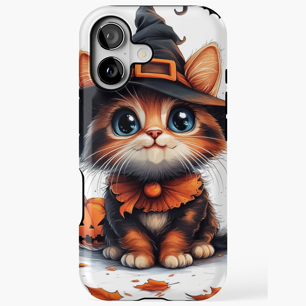 Hocus Purr Cus Cat Holiday Art iPhone 17 to 11 Pro Max Tough Case ...