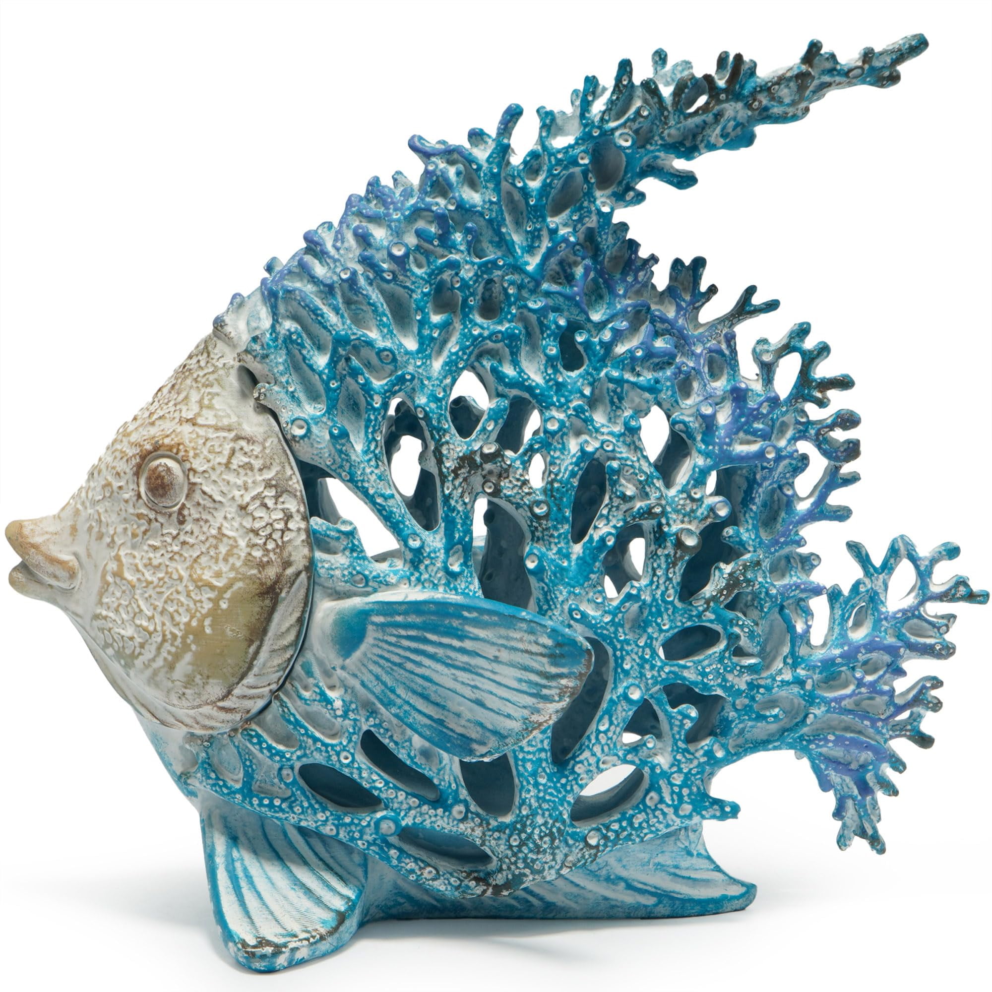 Hodao Sea Coral Fish Figurines Decoration FST1 Summer Beach Coastal ...