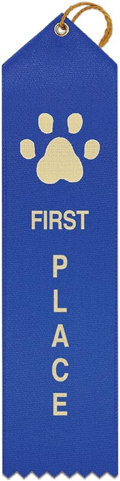 Hodges Badge Company 1st Place Dog Paw Print Award Ribbon - 50 Pack ...