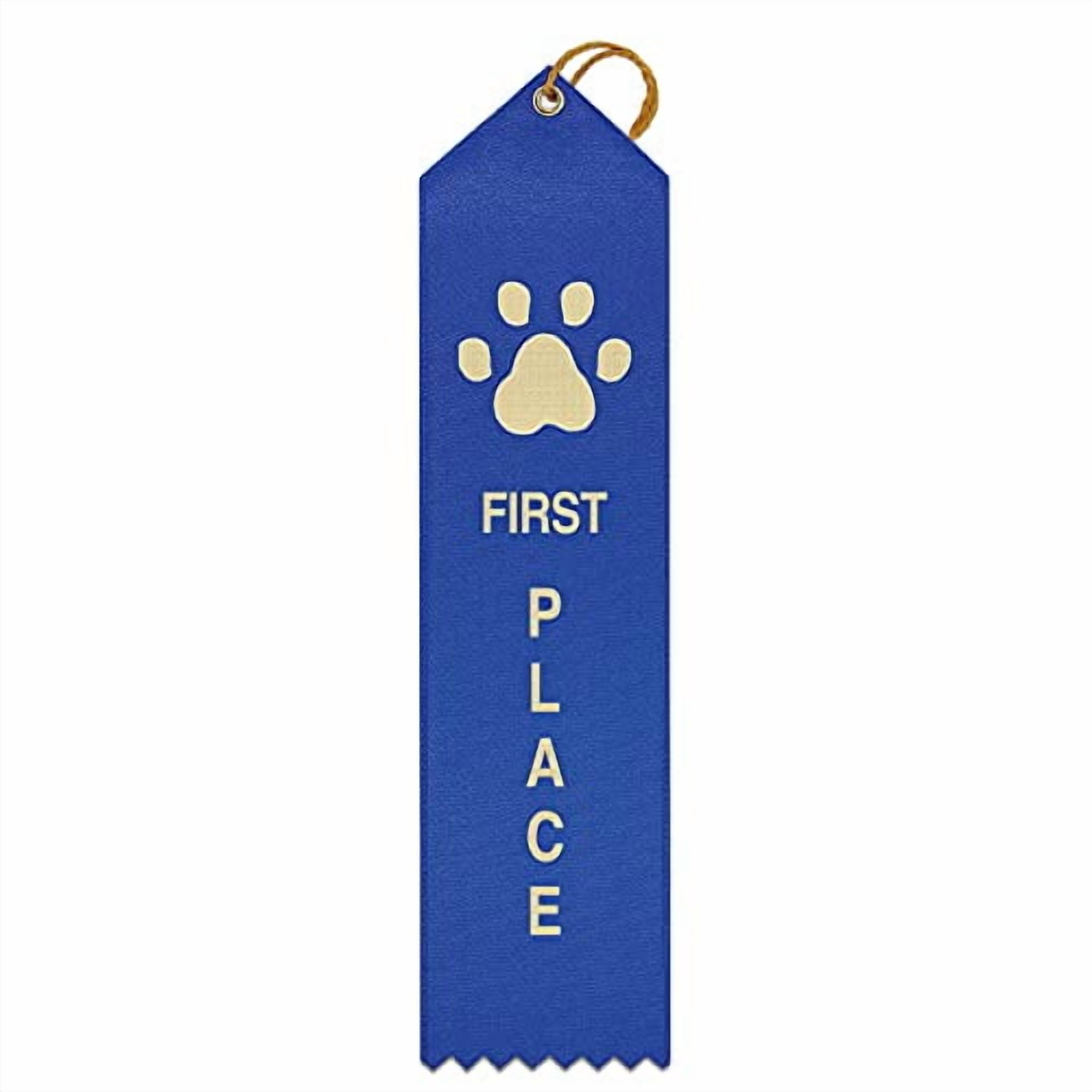 Hodges Badge Company 1st Place Dog Paw Print Award Ribbon - 50 Pack ...