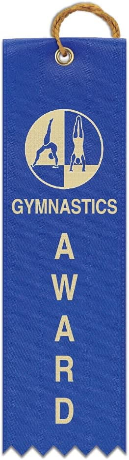 Hodges Badge Company 1st Place Gymnastics Award Ribbon - 50 Pack - Made ...