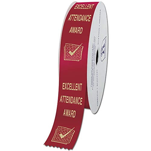 Hodges Badge Excellent Attendance Award Ribbons - 600 Count - Walmart.com