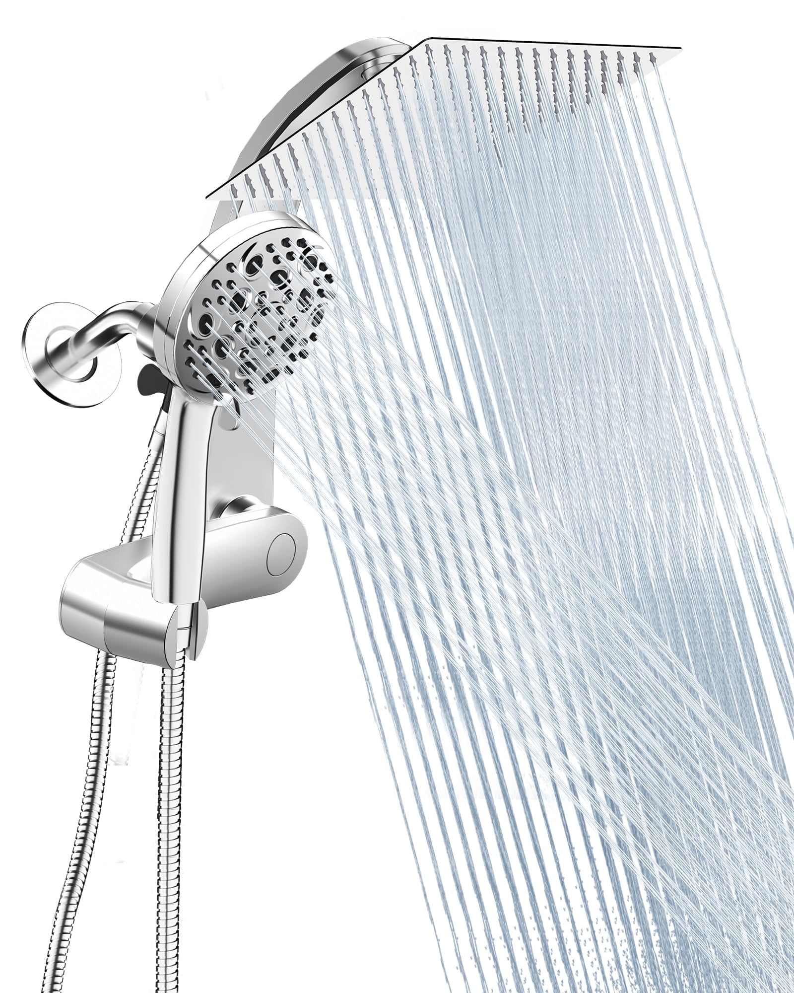 Hodvit High Pressure Rainfall Shower Head 10 Spray Handheld Showerhead ...