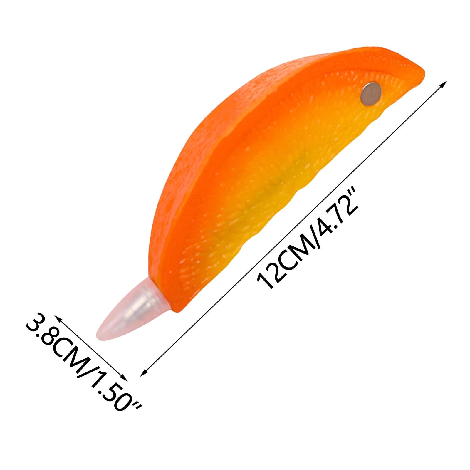 Hodwiequ 10Ml Fruit Shaped Ballpoint Pen Black Inks Magnetic For Easy ...