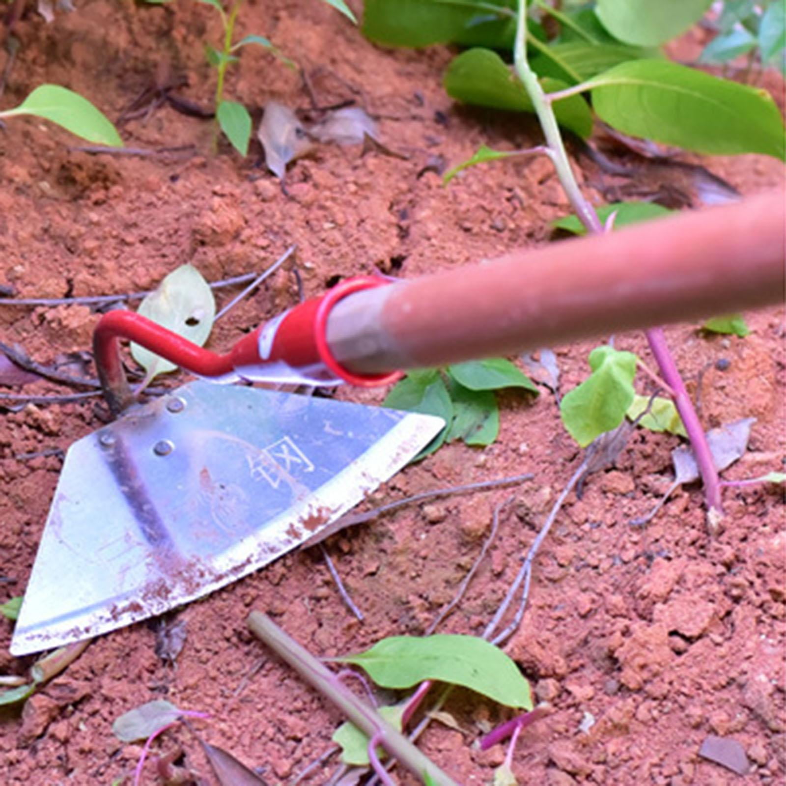 Durable Handheld Digging Garden Hoe, Gardening Tool for Soil Loosening ...