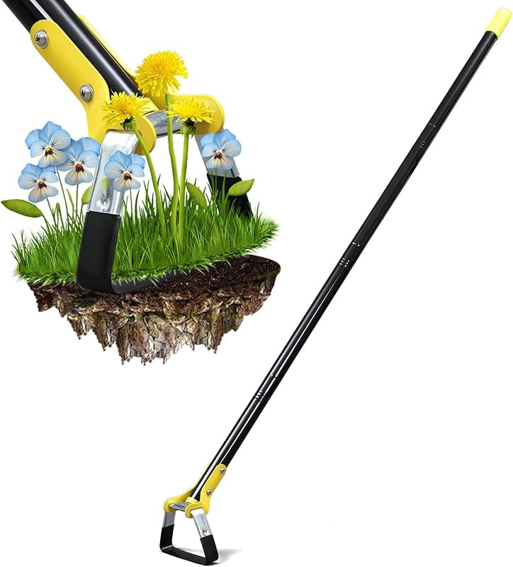Hoe Garden Tool - Heavy Duty Hula Garden Hoe for Back-Saving Weeding,30 ...