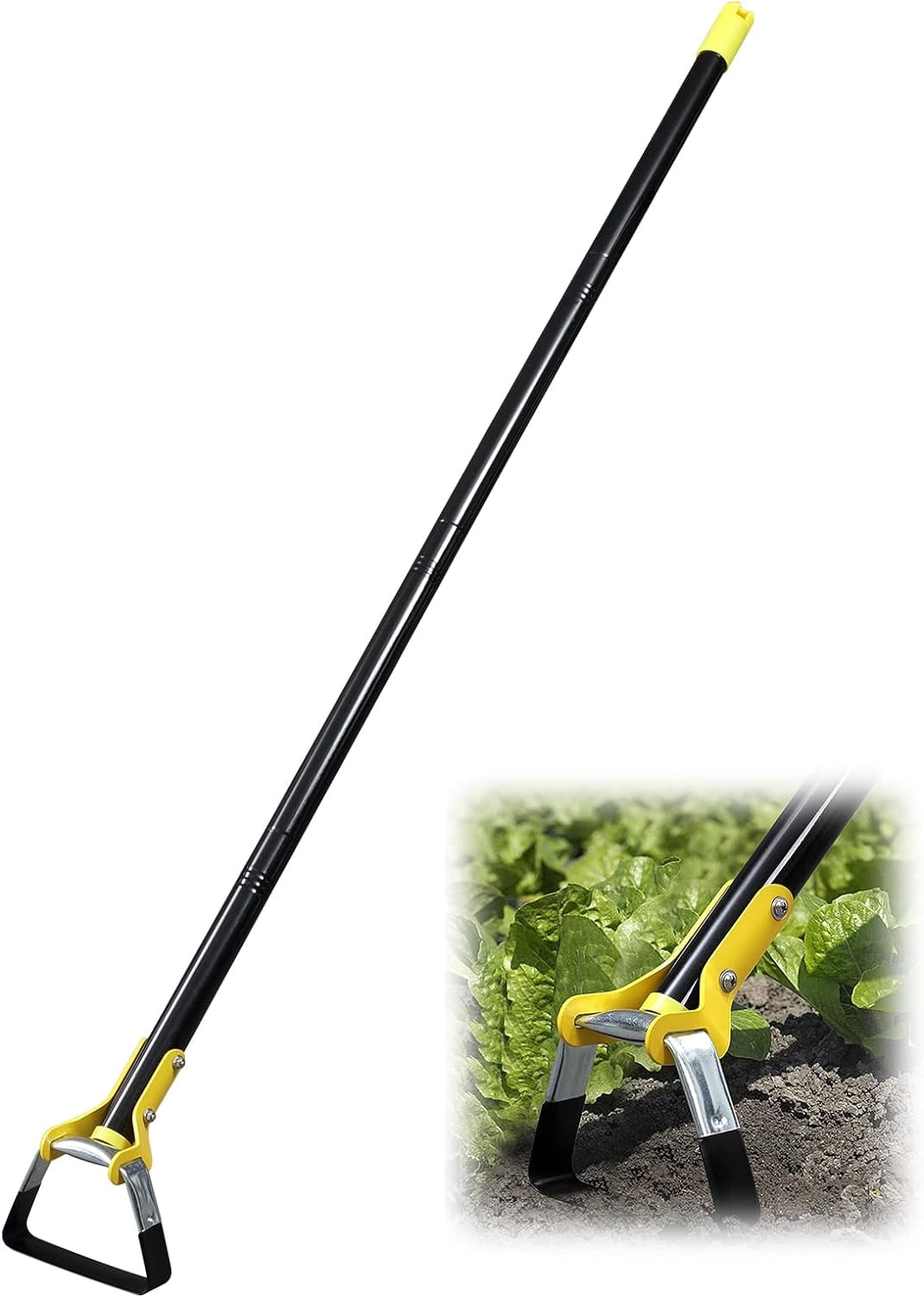 Hoe Garden Tool Scuffle Garden Hoe for Weeding 30-60 Inch, Long Handle ...