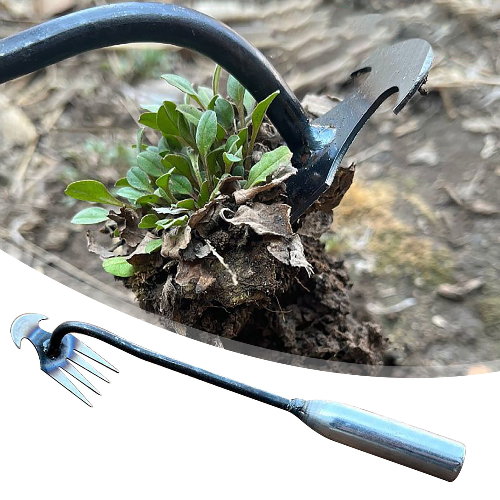 Hoe Weeding Artifact Rooting Weeding Tools Gardening Weeding Rake Steel Farm Tools Small Hoe ...