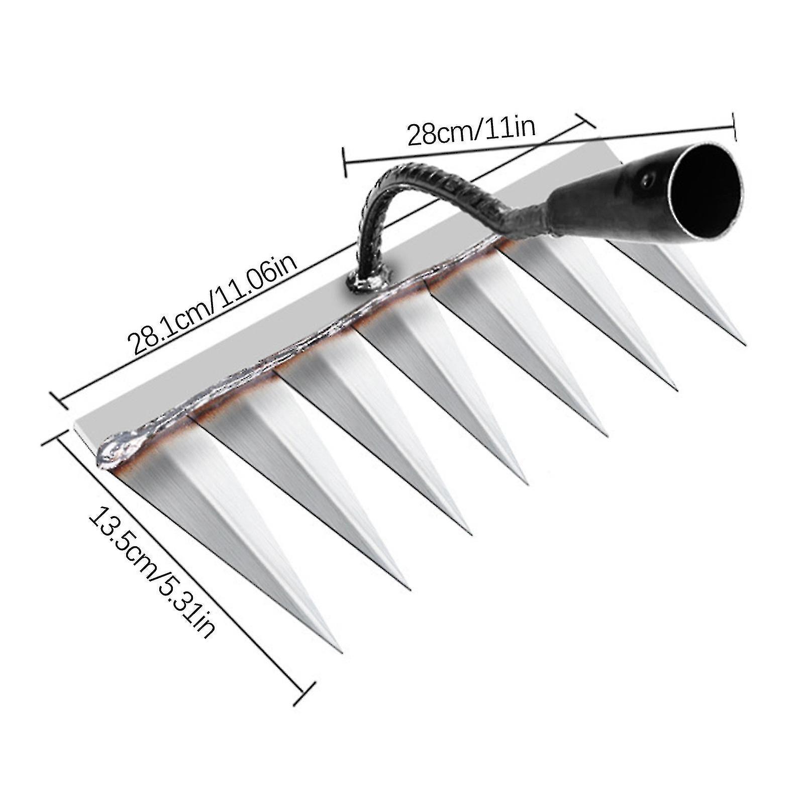 Hoe weeding rake farm tools hoe weeding hoe rake loose nail rake steel ...
