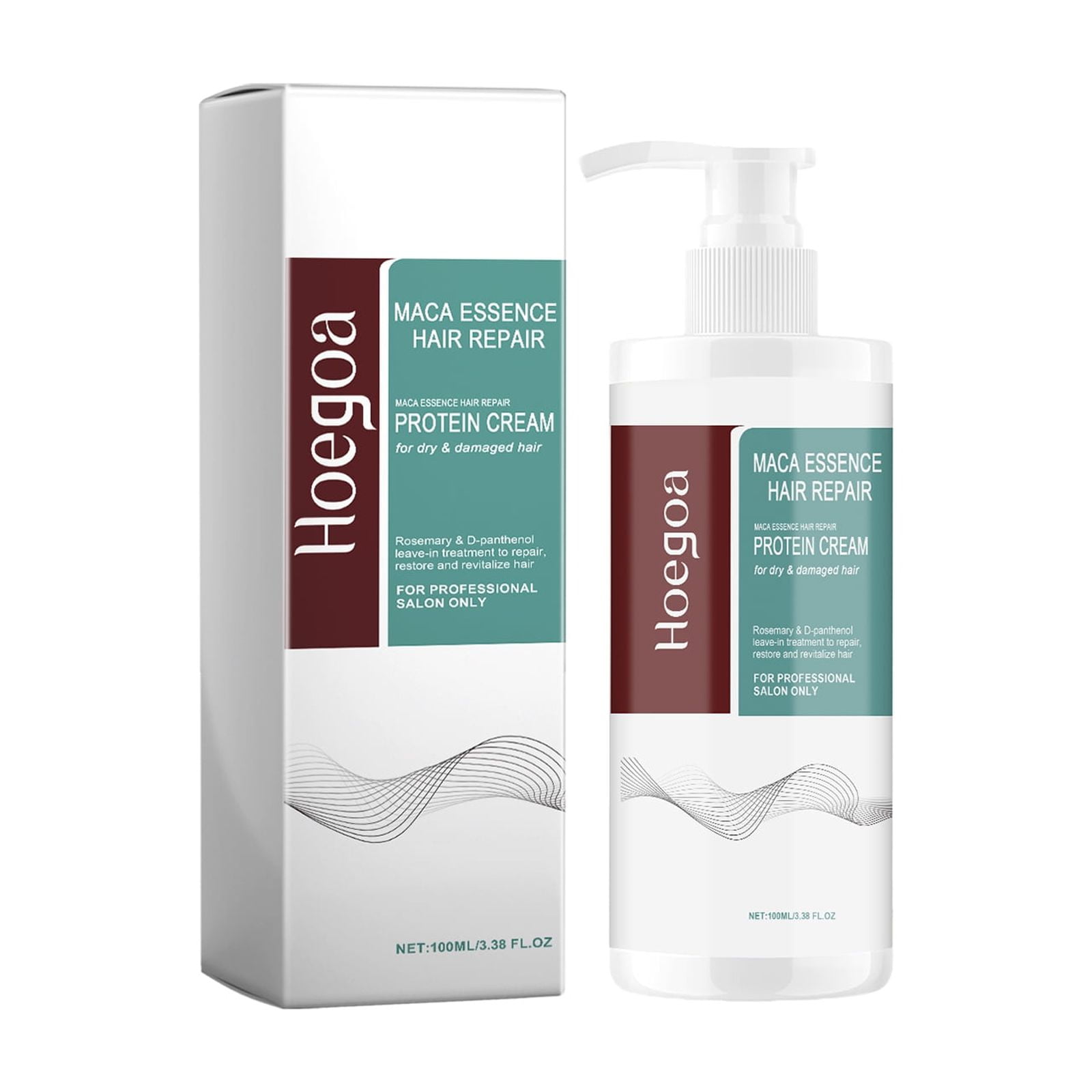 Hoegoa Protein Cream, Repair Damaged Split Ends Knotted Frizz And ...