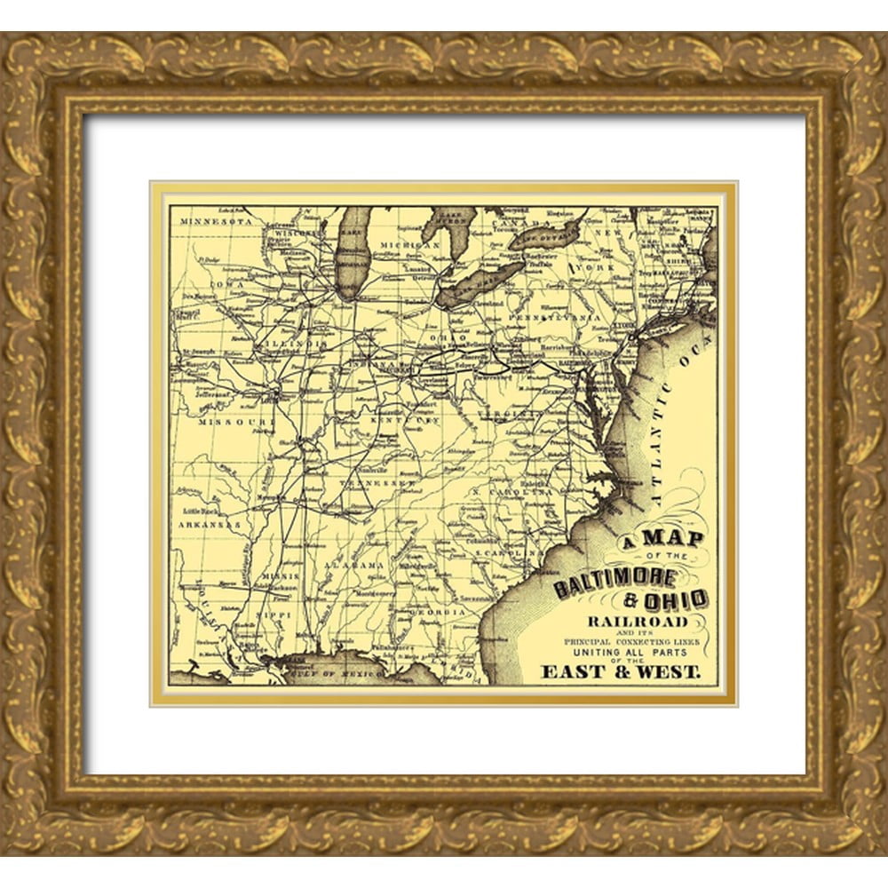 Hoen 13x12 Gold Ornate Wood Framed with Double Matting Museum Art Print ...