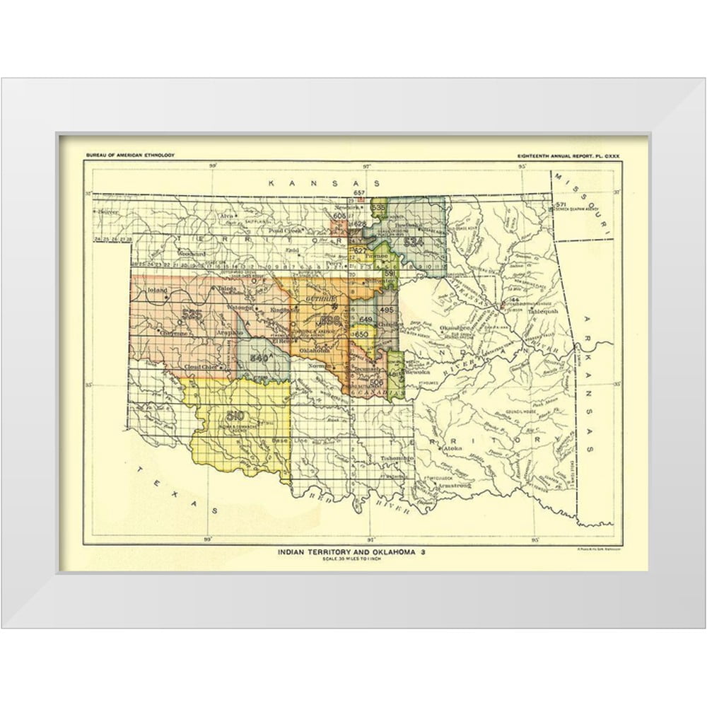 Hoen 14x11 White Modern Wood Framed Museum Art Print Titled - Indian ...