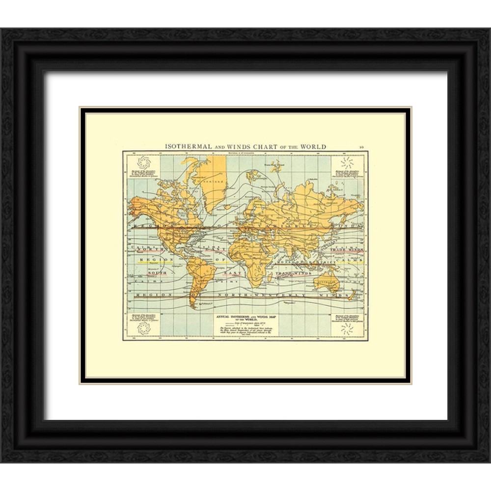 Hoen 14x12 Black Ornate Wood Framed with Double Matting Museum Art ...