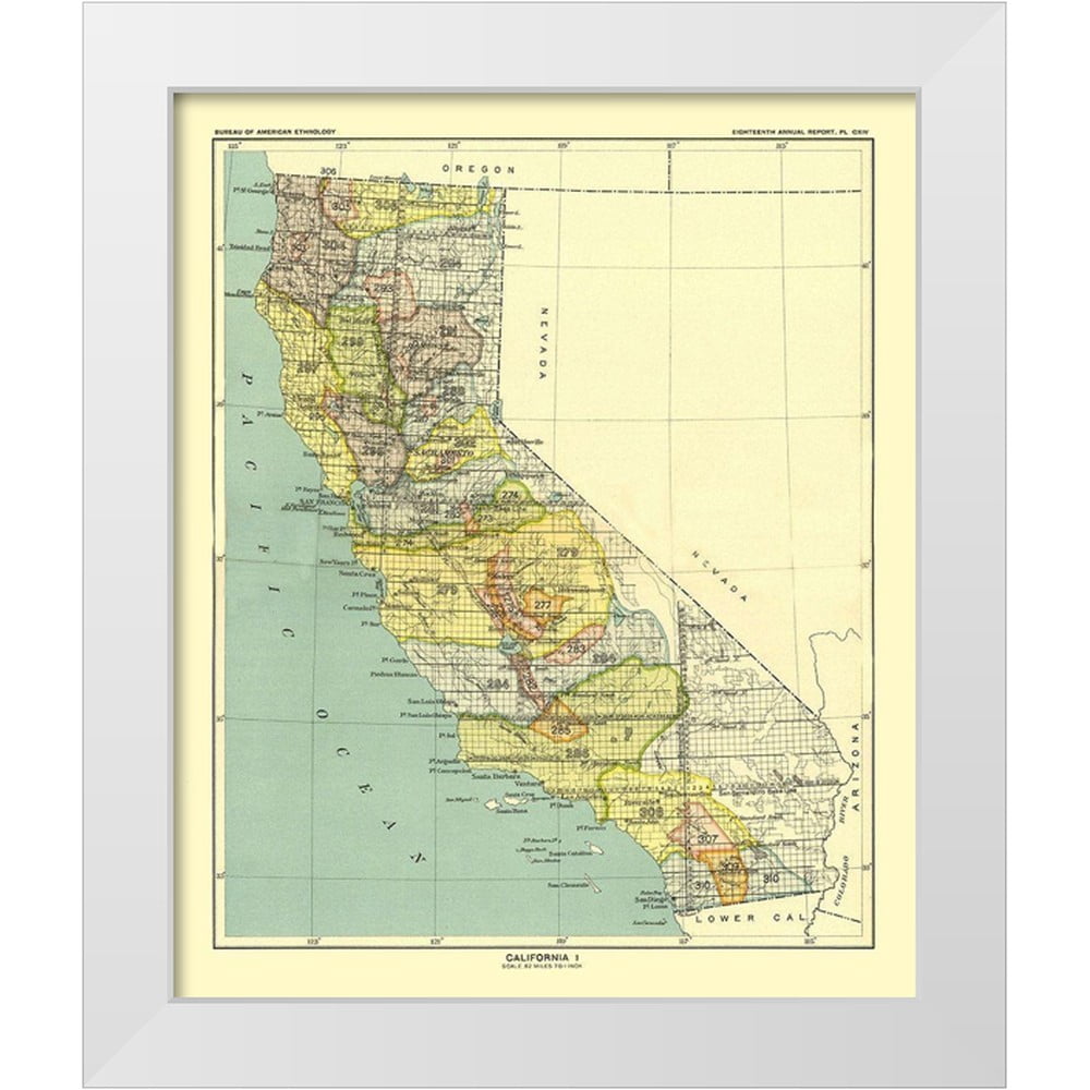 Hoen 15x17 White Modern Wood Framed Museum Art Print Titled ...