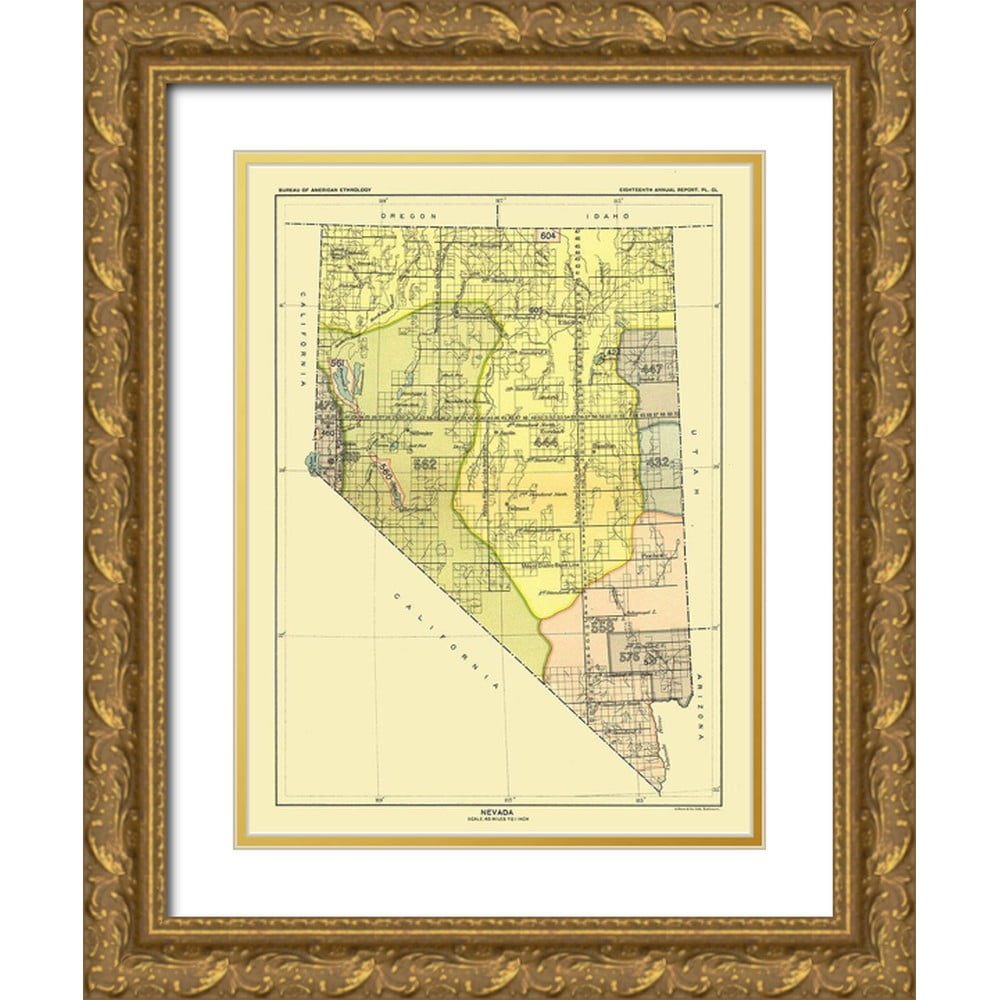 Hoen 19x24 Gold Ornate Wood Framed with Double Matting Museum Art Print ...