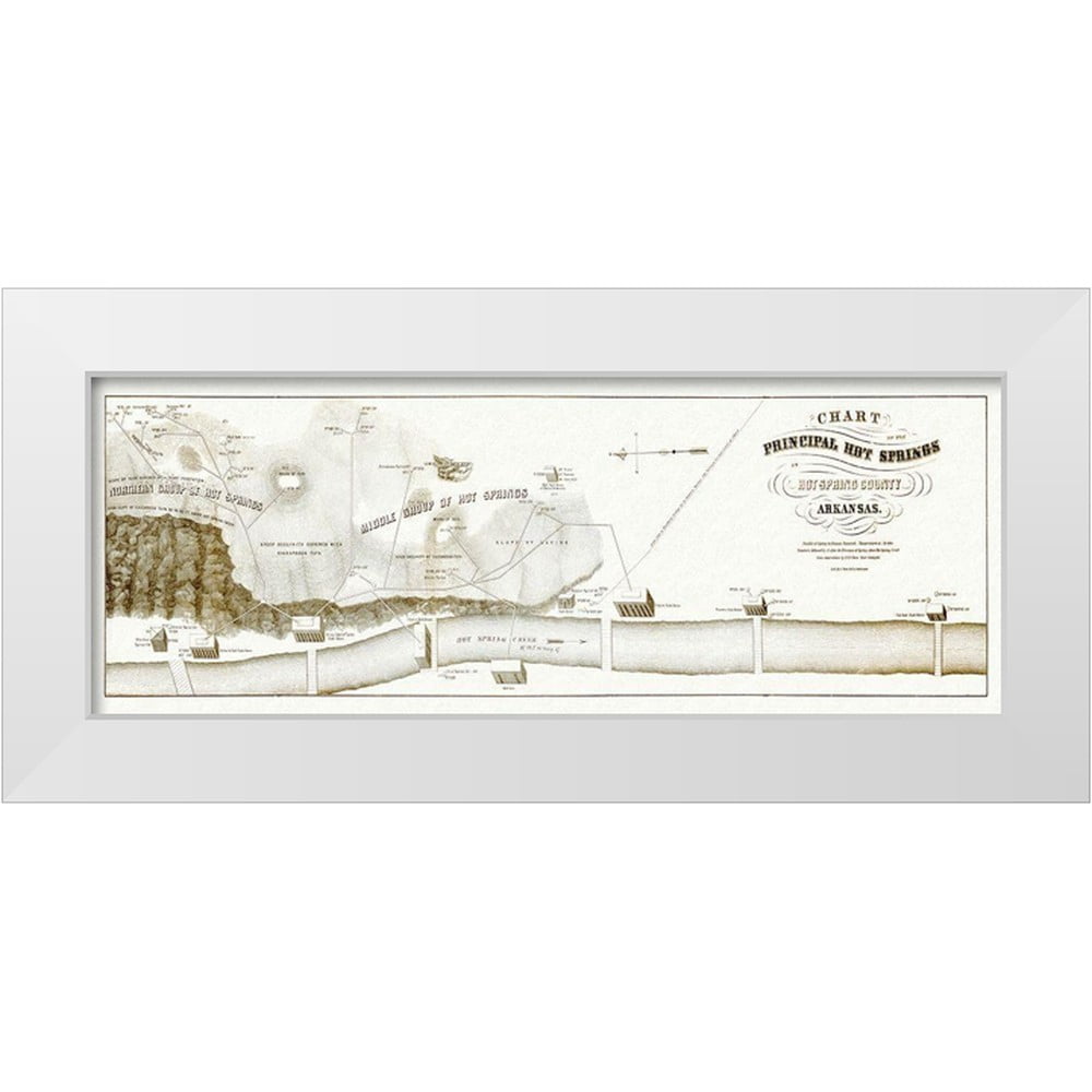 Hoen 24x11 White Modern Wood Framed Museum Art Print Titled - Hot ...