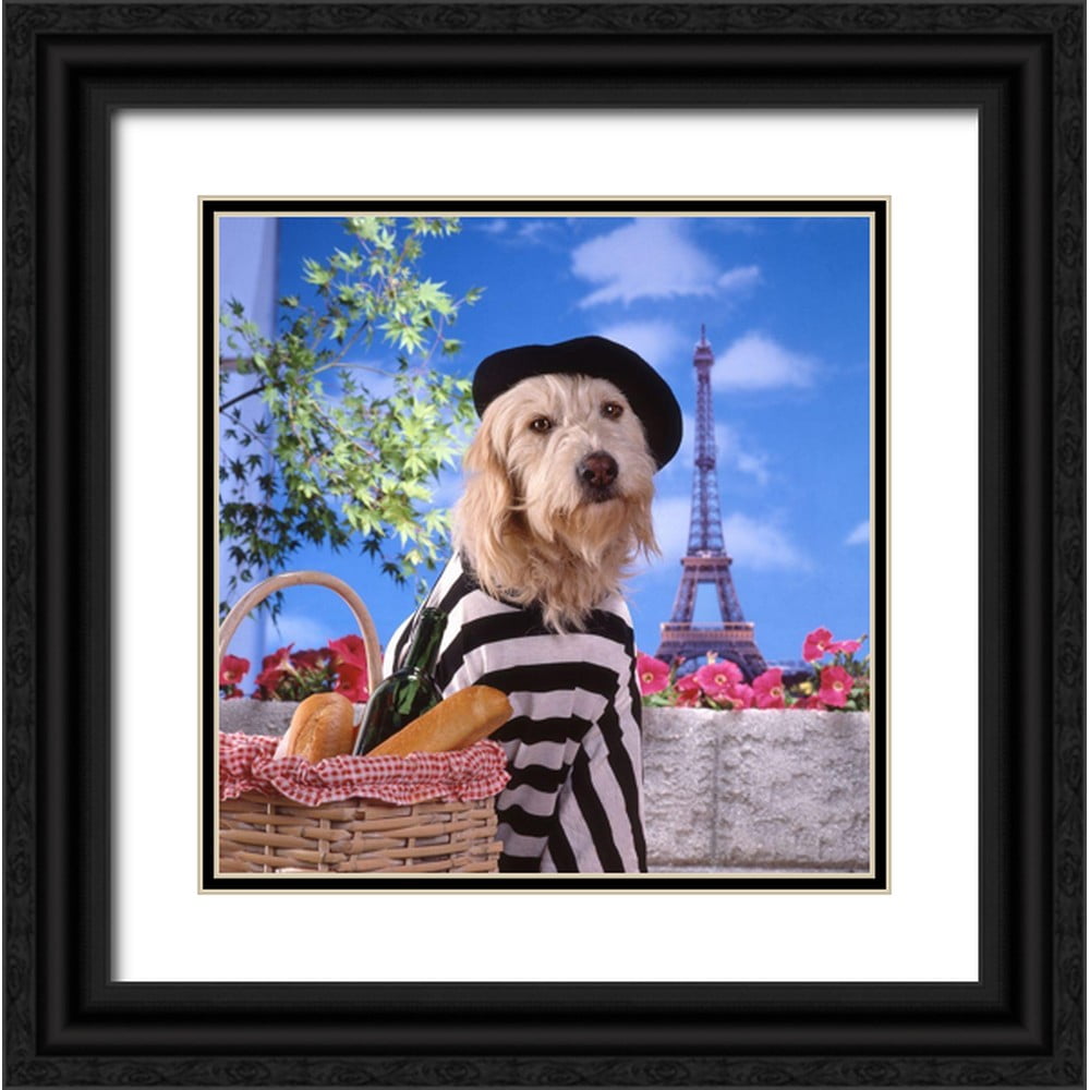 Hoenderkamp, Patrick 20x20 Black Ornate Wood Framed with Double Matting ...