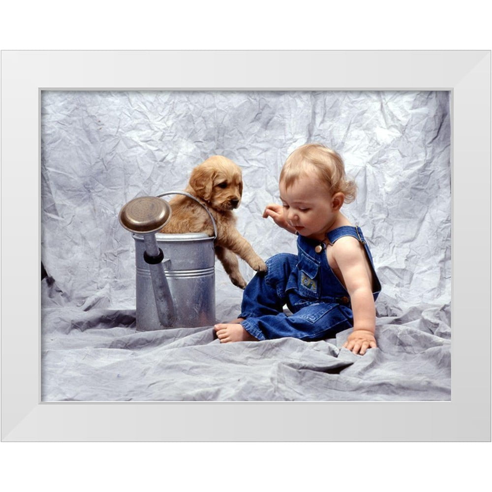 Hoenderkamp, Patrick 32x25 White Modern Wood Framed Museum Art Print ...