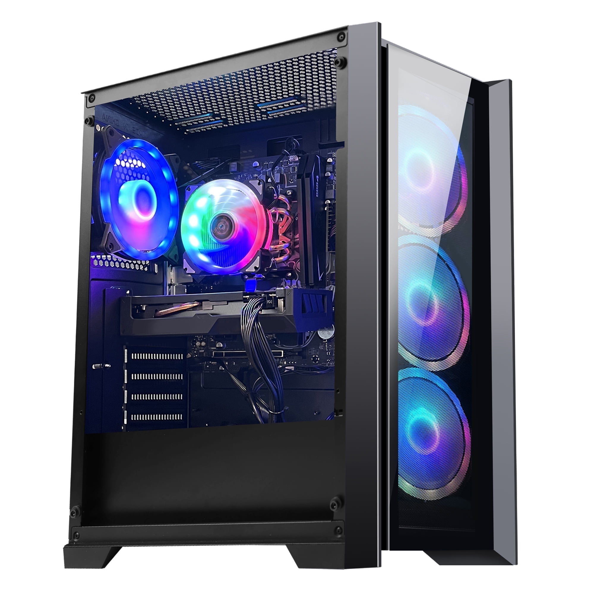 Hoengager Apollo Gaming PC -AMD Ryzen 7 5700G 8-Core 3.8GHz - RX 6500XT ...