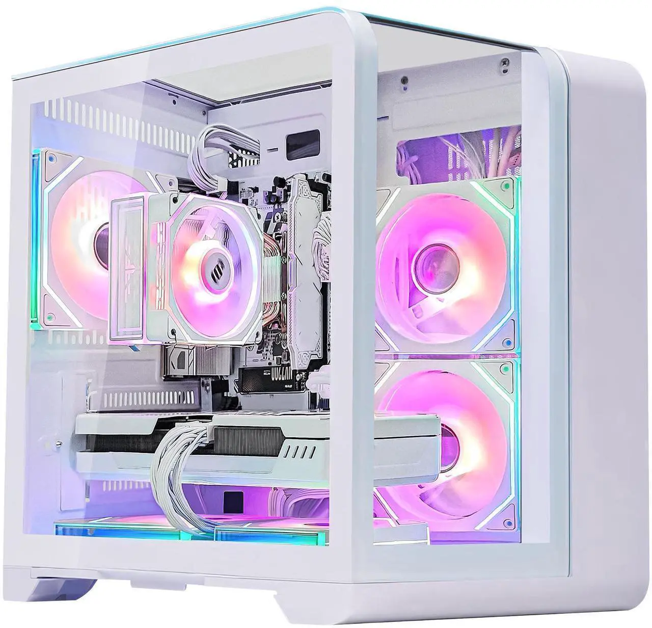 Hoengager Astral Mini Gaming PC -AMD Ryzen 5 7600 6-Core 3.8 GHz-RTX ...