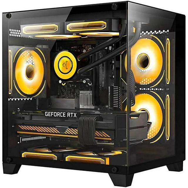Hoengager Gaming PC AMD Ryzen 5 5600GT 3.6GHz, RTX 4060 8G , 1TB PCIe ...