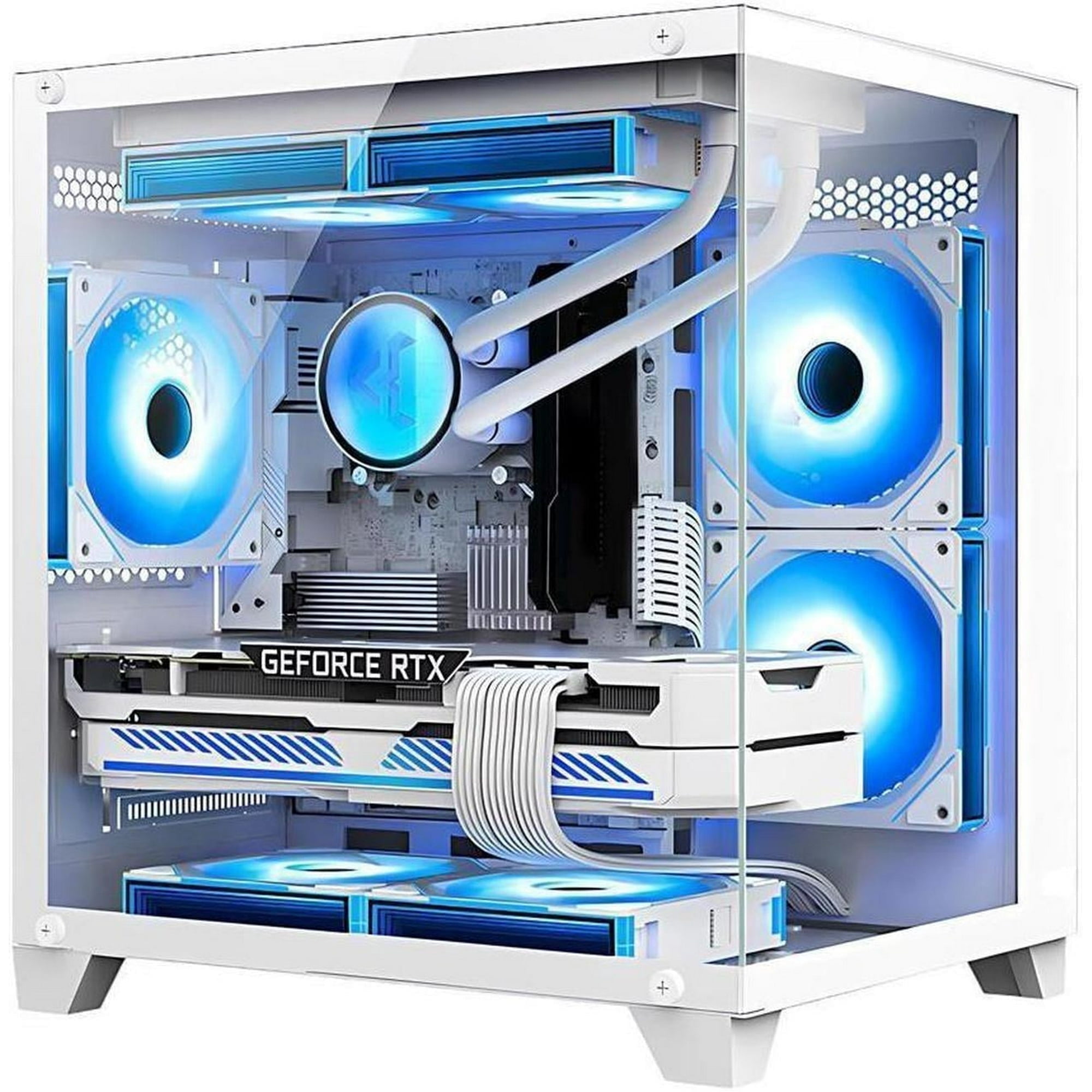 Hoengager Gaming PC- AMD Ryzen 7 5700G 3.8 GHz 8-Core- GeForce RTX 4070 ...