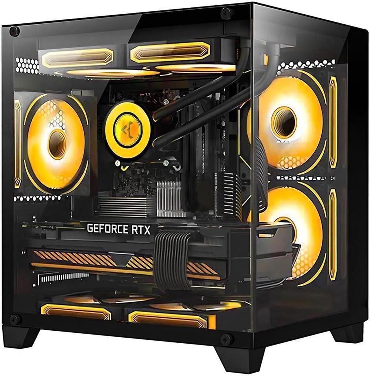 Hoengager Gaming PC- AMD Ryzen 7 5700X 3.4 GHz- GeForce RTX 4070 Super ...