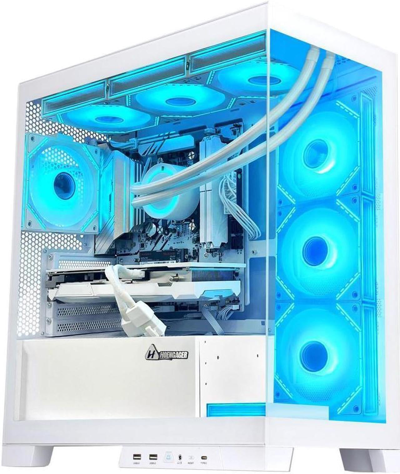 Hoengager Gaming PC AMD Ryzen 7 7700 3.8 GHz, RTX 4070 SUPER 12GB, 5TB ...