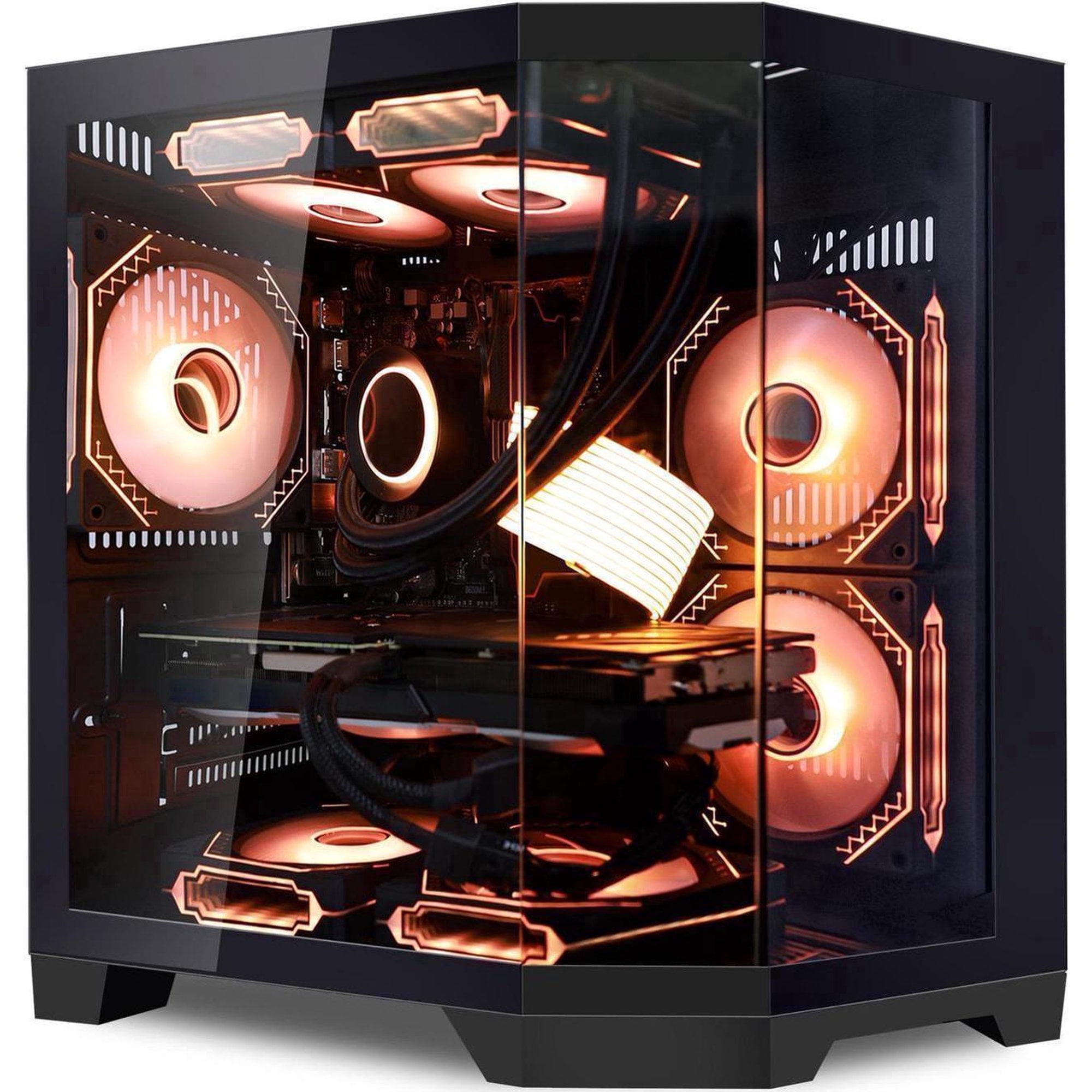 Hoengager Ocean of Stars Gaming PC AMD Ryzen 7 7700 3.8 GHz, RTX 4070 ...