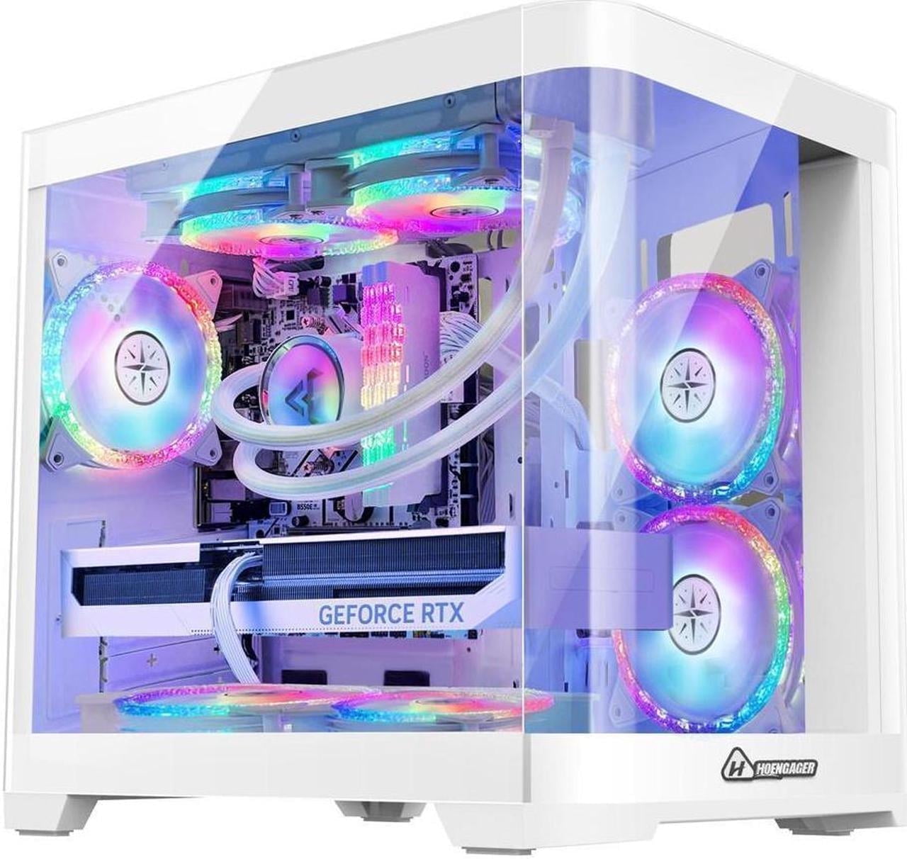 Hoengager Poseidon Gaming PC- AMD Ryzen 7 5700X 3.4 GHz- GeForce RTX ...