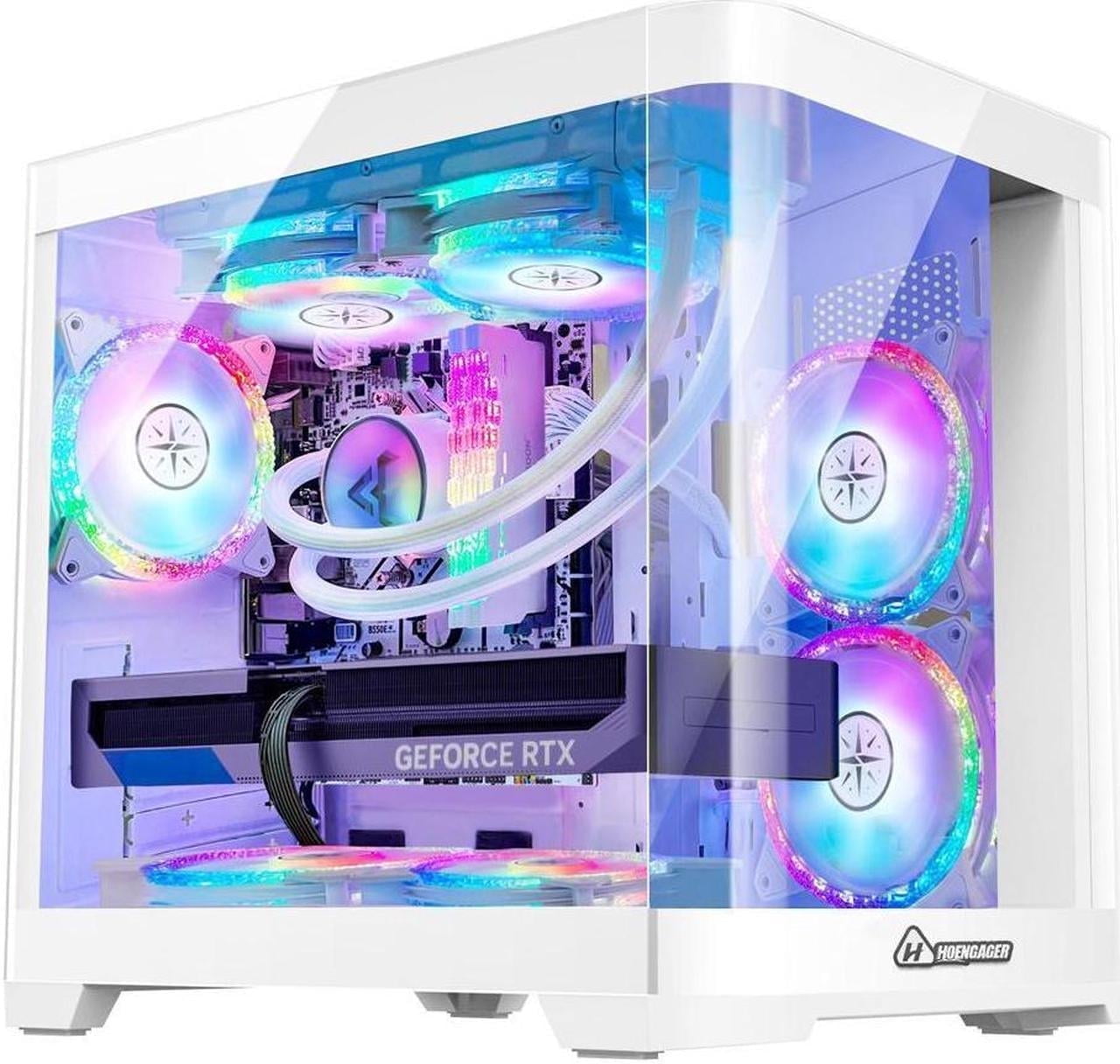Hoengager Poseidon Gaming PC -AMD Ryzen 7 5700X 3.4GHz ,NVIDIA RTX 3050 ...