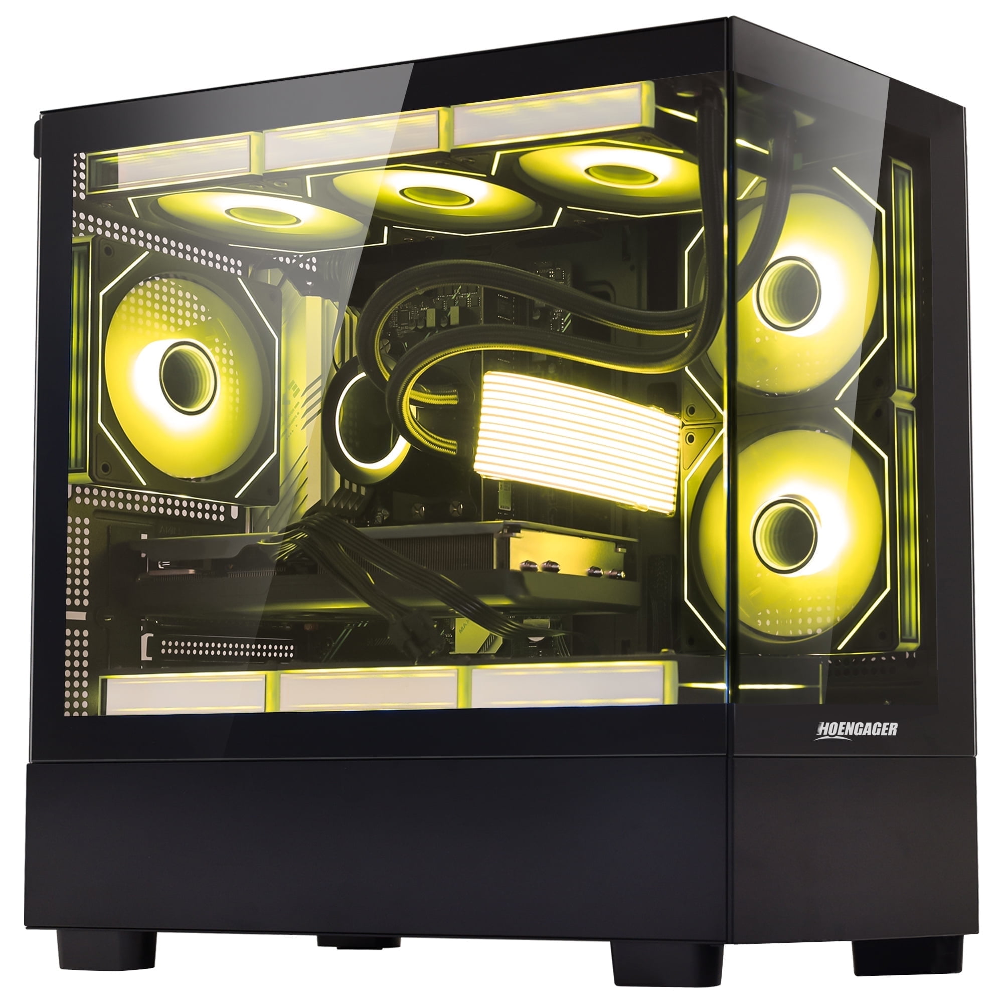 Hoengager Gaming PC - AMD Ryzen 5 5600X, Intel Arc B580 12GB, 32GB DDR4 ...