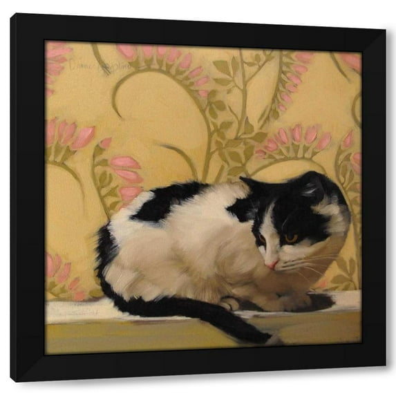 Diane Hoeptner 15x15 Black Modern Wood Framed Wall Art Titled - Freesia ...