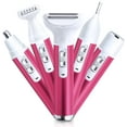 Hoey 5 in 1 Electric Razor for Women, Cordless, Wet & Dry, Hair Removal ...