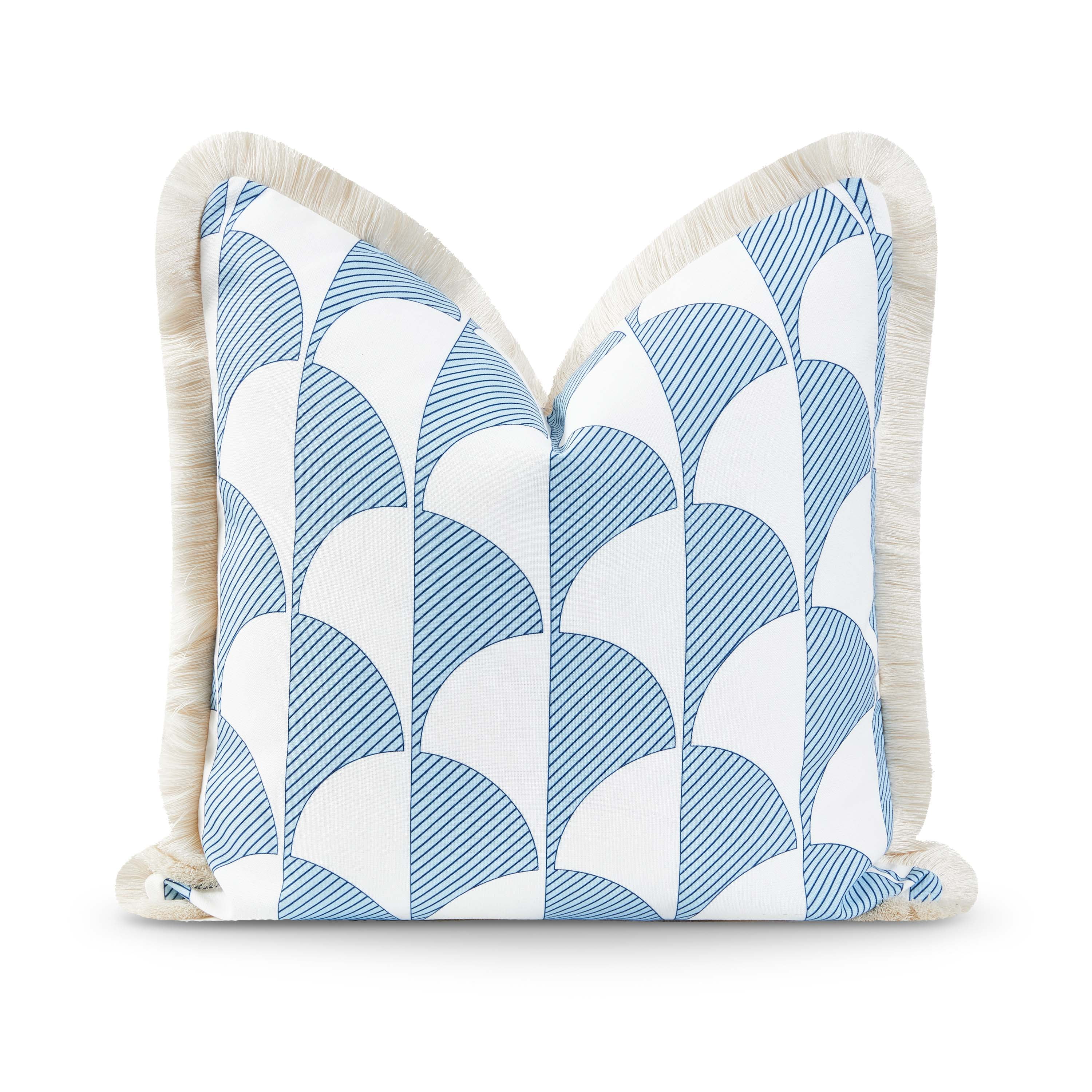 Hofdeco Premium Coastal Hampton Style Patio Indoor Outdoor Pillow Cover ...