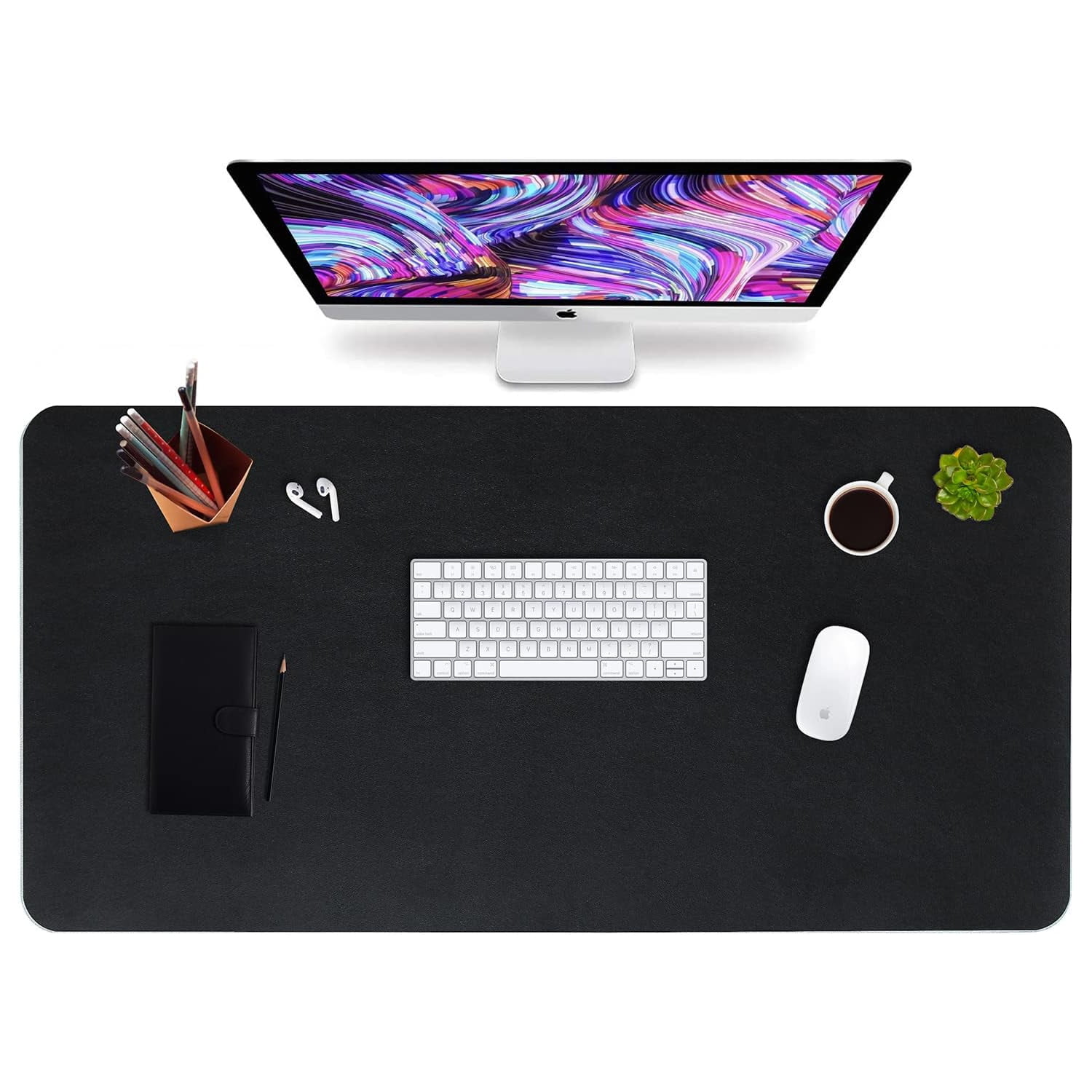 HofferRuffer Large Desk Pad, Dual Side, Waterproof, for Office/Home ...