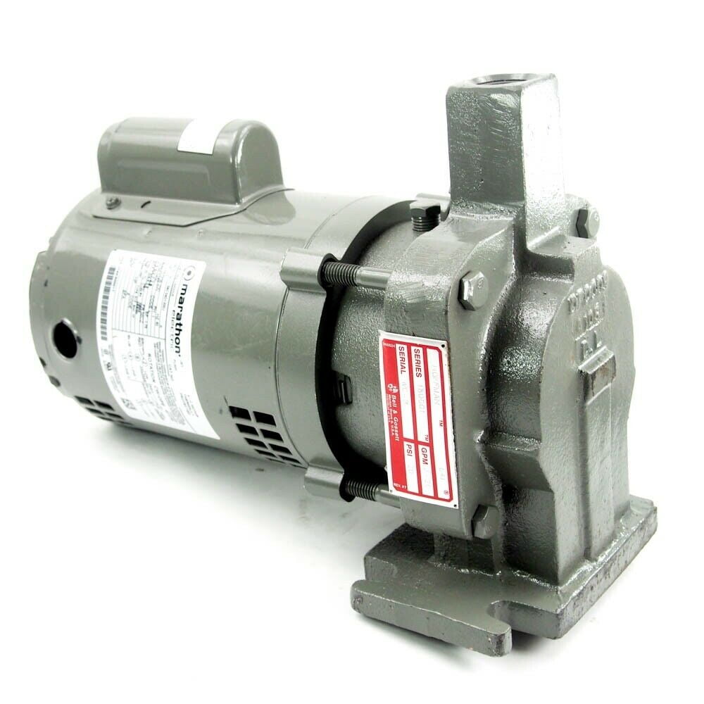 Hoffman 180001 115/230Vac Single Phase 1/3 Hp 3450 Rpm B Style Pu Motor ...