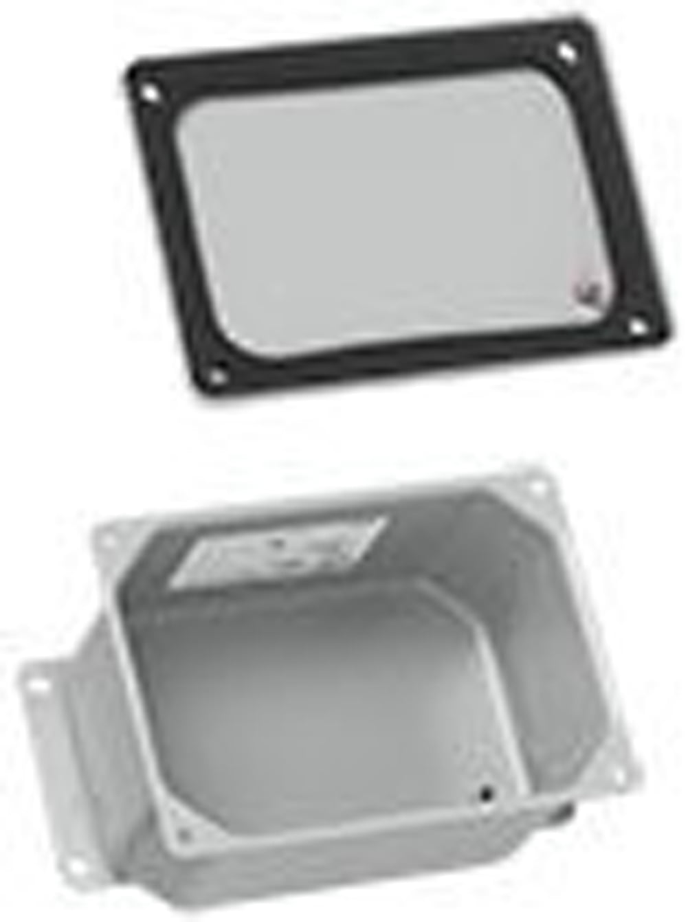 Hoffman A643DSC J Box, NEMA 12, Flat Cover with Screws, Steel, 5.75" x ...
