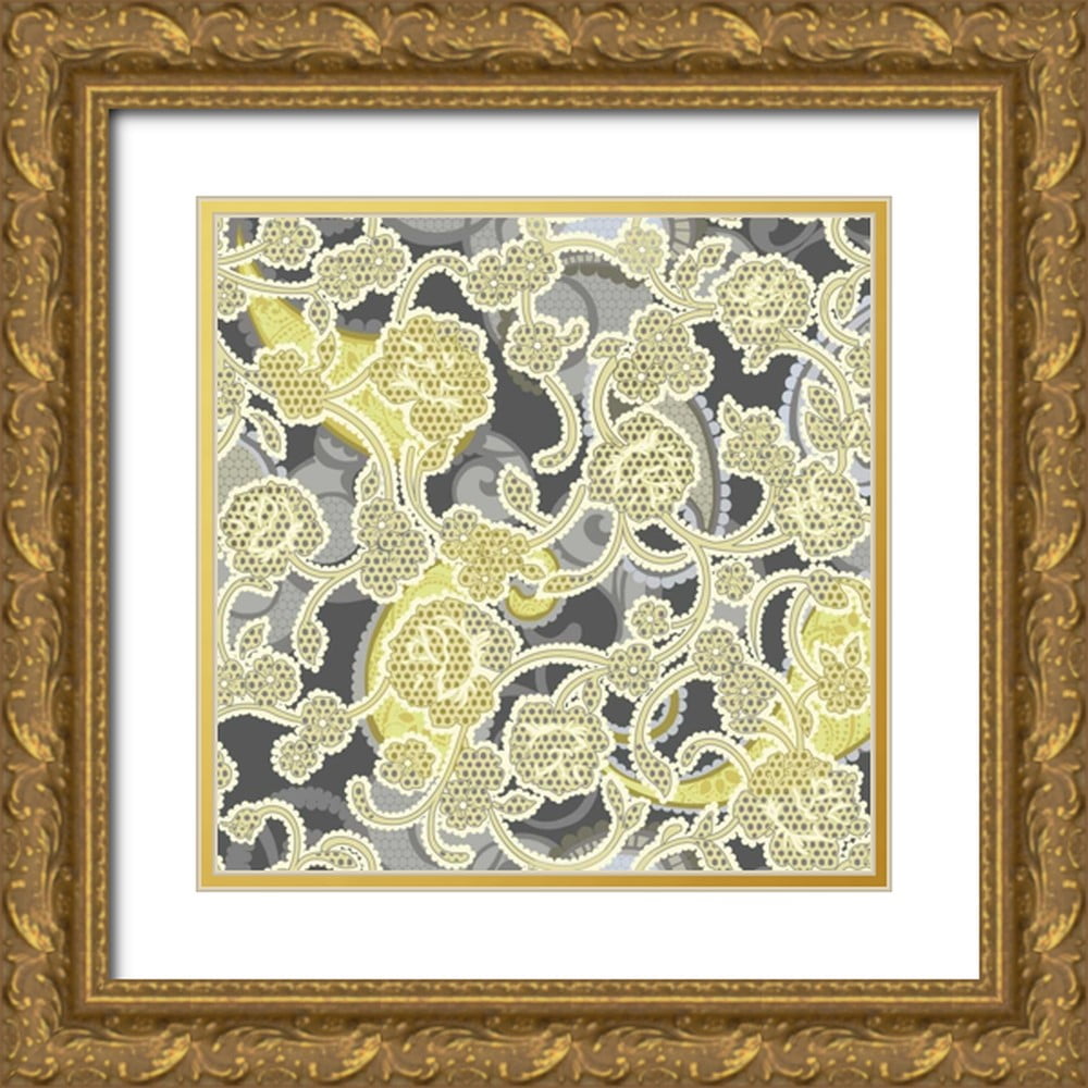 Hoffman, Katia 12x12 Gold Ornate Wood Framed with Double Matting Museum Art Print Titled - Sheer ...