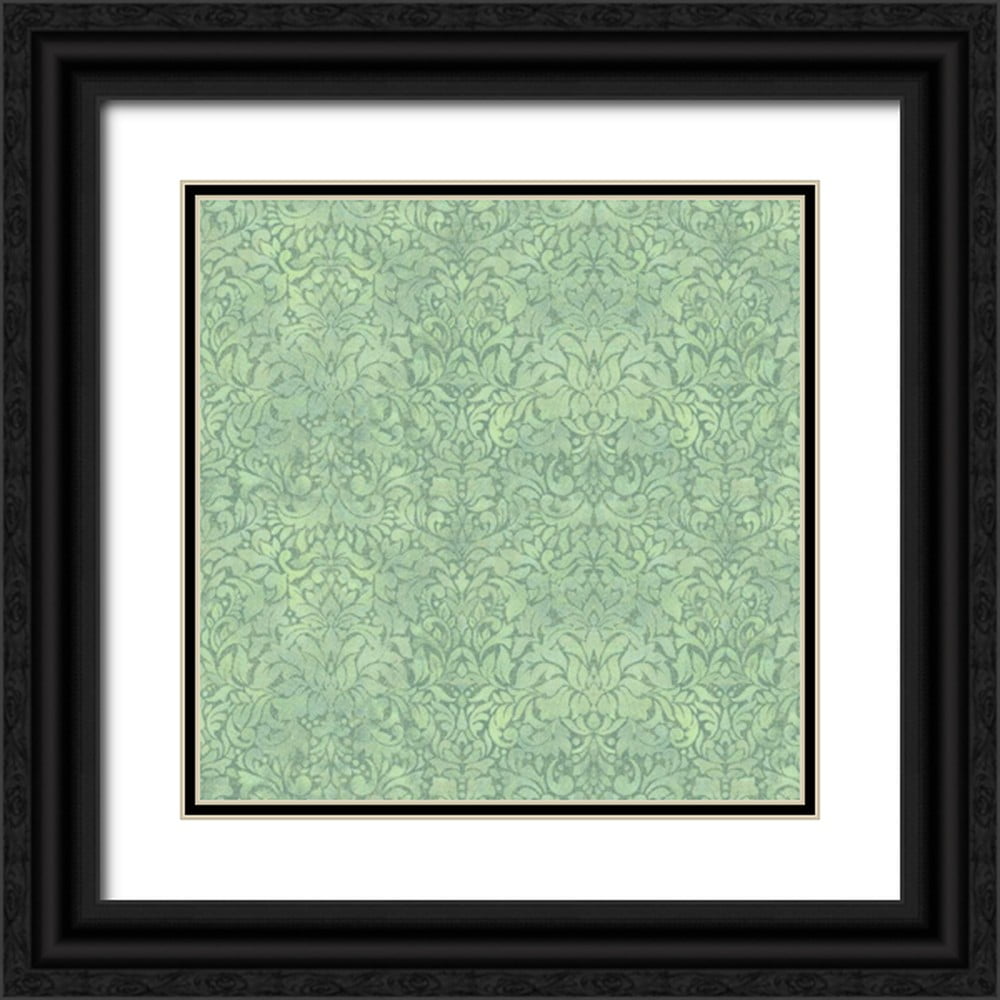 Hoffman, Katia 15x15 Black Ornate Wood Framed with Double Matting ...