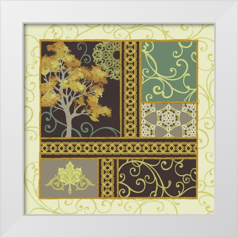 Hoffman, Katia 15x15 White Modern Wood Framed Museum Art Print Titled ...