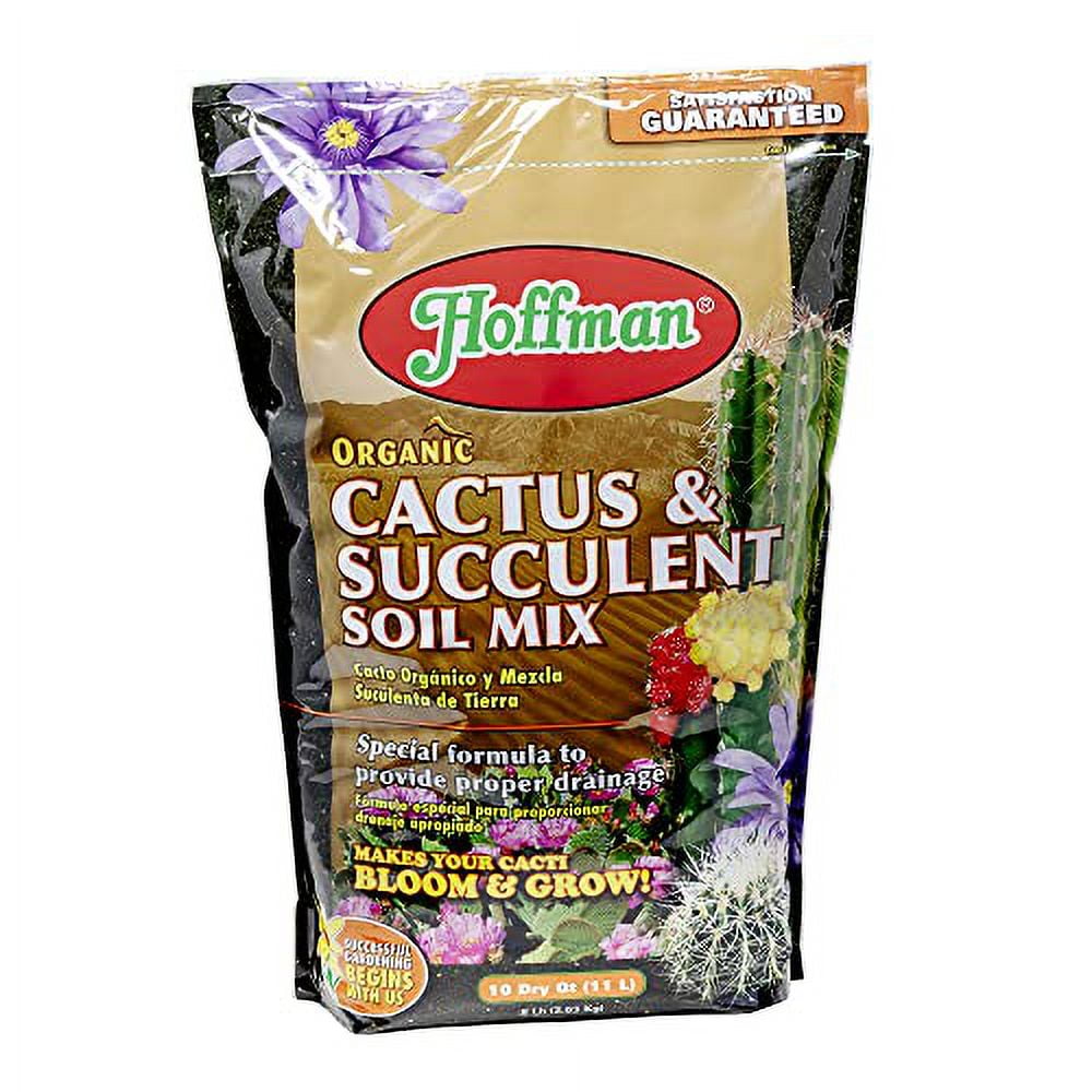 Hoffman Organic Cactus Succulent Soil Provide Proper Drainage Improve ...