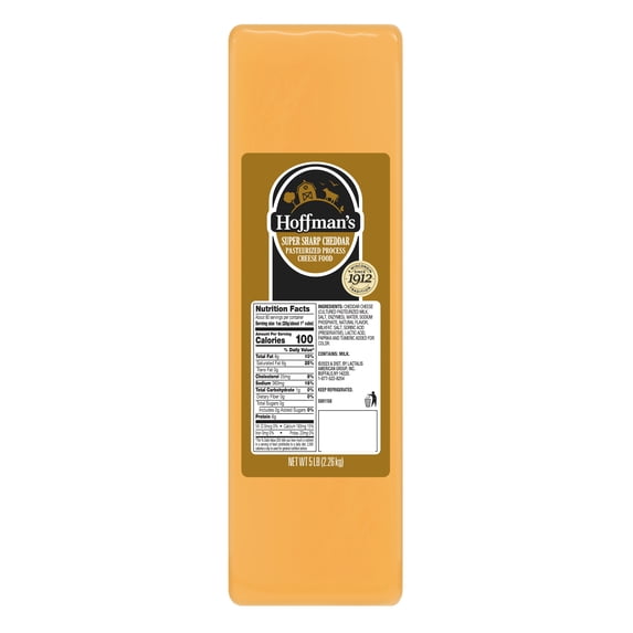 Hoffman's Super Sharp Cheddar, Deli Sliced (Refrigerated) - Walmart.com