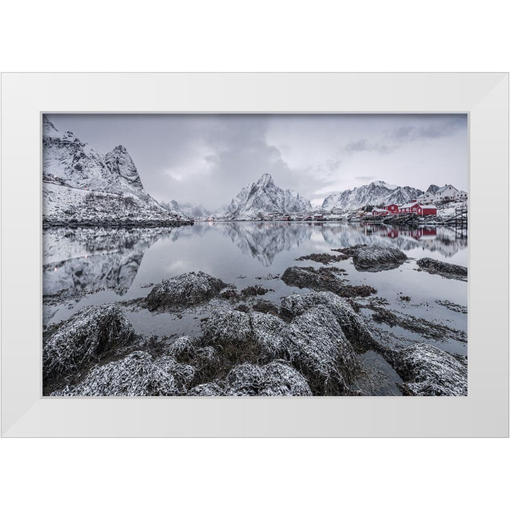 Hoffmann, Raymond 14x11 White Modern Wood Framed Museum Art Print Titled - Reine - Walmart.com